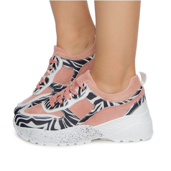 Yoki | Shoes | Used Yoki Animal Print Sneaker | Poshmark